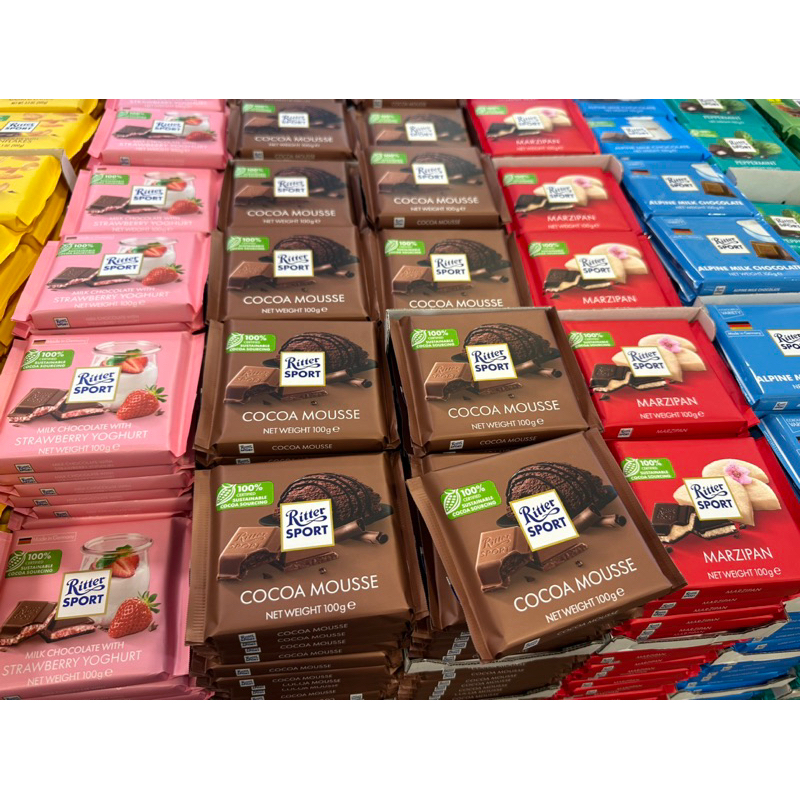 COKLAT LANGKAWI RITTER SPORT BAR 100G ALL Flavour | Shopee Malaysia