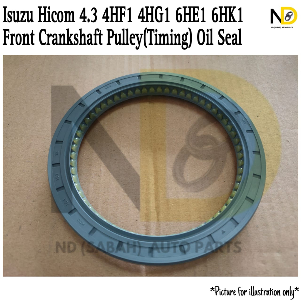 ISUZU HICOM 4.3 4HF1 4HG1 6HE1 6HK1 FRONT CRANKSHAFT PULLEY (TIMING ...
