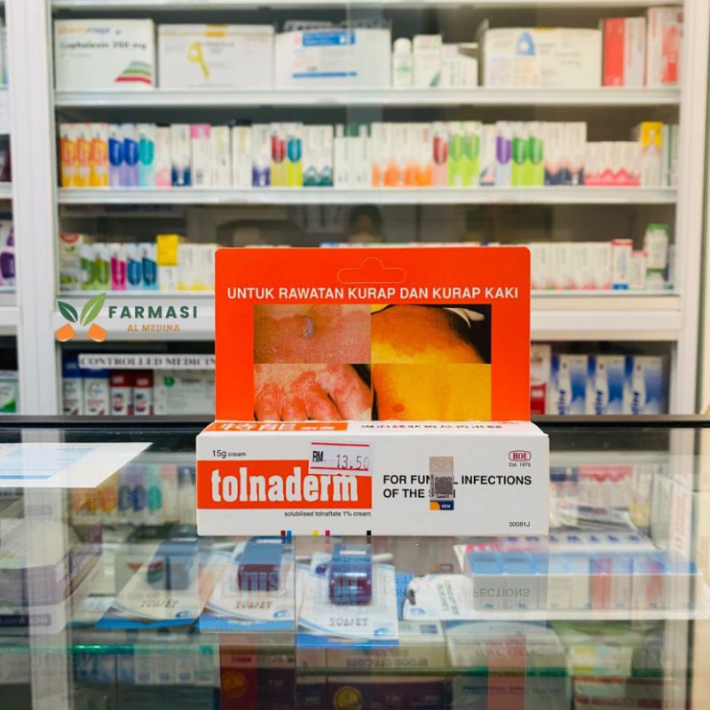 🌿 | TOLNADERM Untuk Rawatan KURAP Dan KURAP KAKI 15g | Shopee Malaysia
