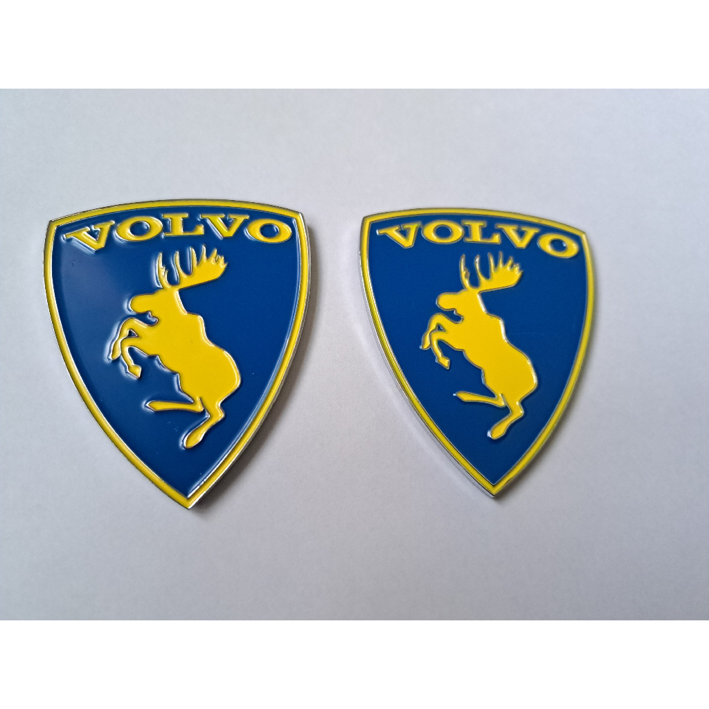 2PCS volvo emblem moose xc40 xc90 xc60 240 850 740 v90 s40 s60 s70 s80 ...