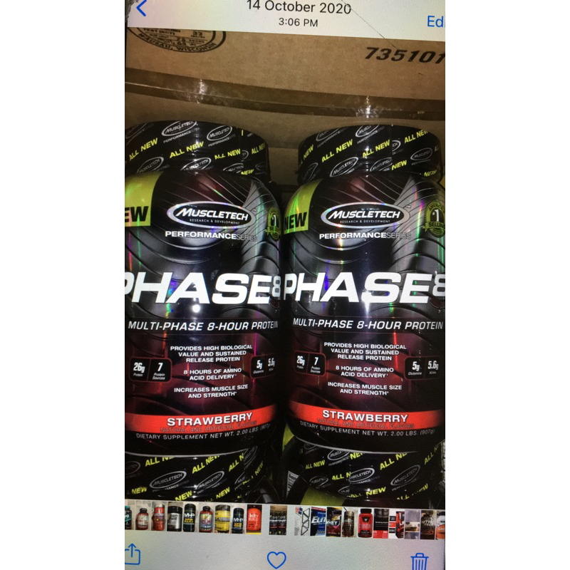 muscletech phase protein 2lbs (build muscle cut fat ) FUEL ONE Thermo ...