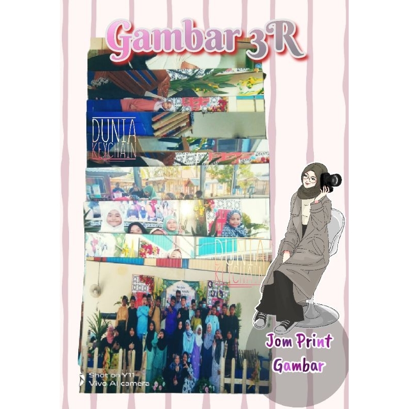 Gambar 3R Frame Putih/Hitam | Shopee Malaysia