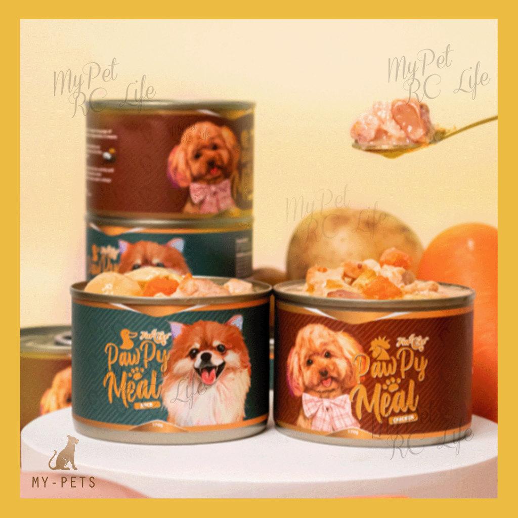 Furcoco Pawpy Meal Wet Dog Food Duck Salmon 170g | Shopee Malaysia