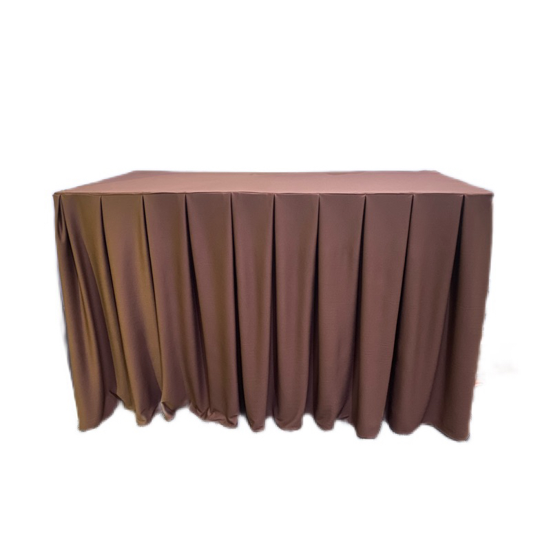 4'ft Cover Banquet Table / cover table / alas meja / skirting | Shopee ...