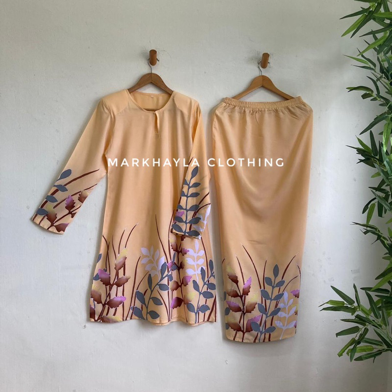 mini kurung batik lukis exclusive | Shopee Malaysia