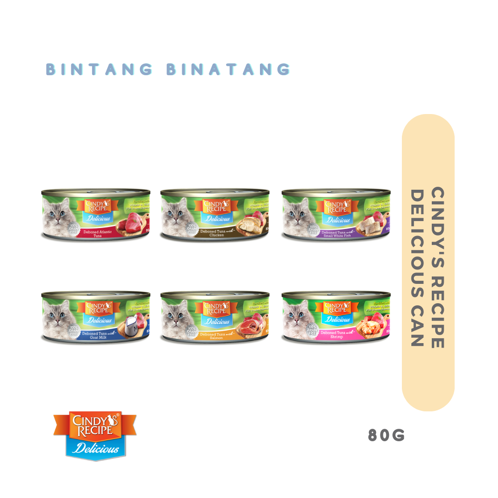 CINDY'S RECIPE DELICIOUS CAN WET CAT FOOD | Shopee Malaysia