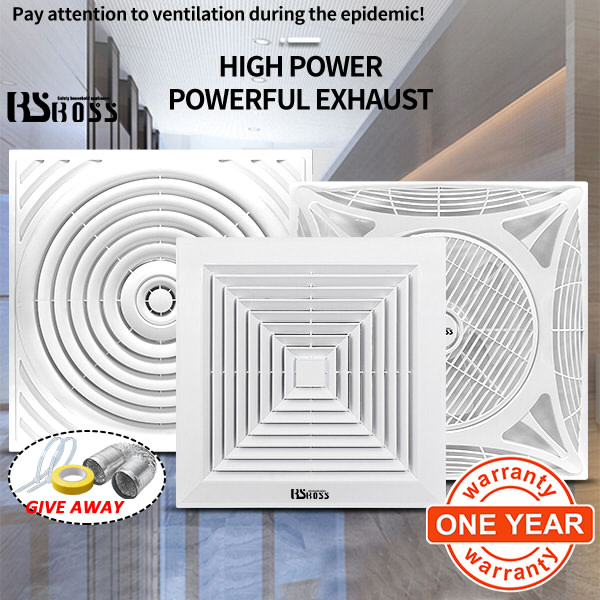 BSBOSS 8inch 10inch 12inch 14inch 20inch Ceiling Type bedroom living room toilet Exhaust Fan ...