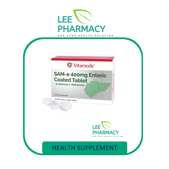 Vitamode SAM-e 400mg Enteric Coated Tablet 3x10's | Shopee Malaysia
