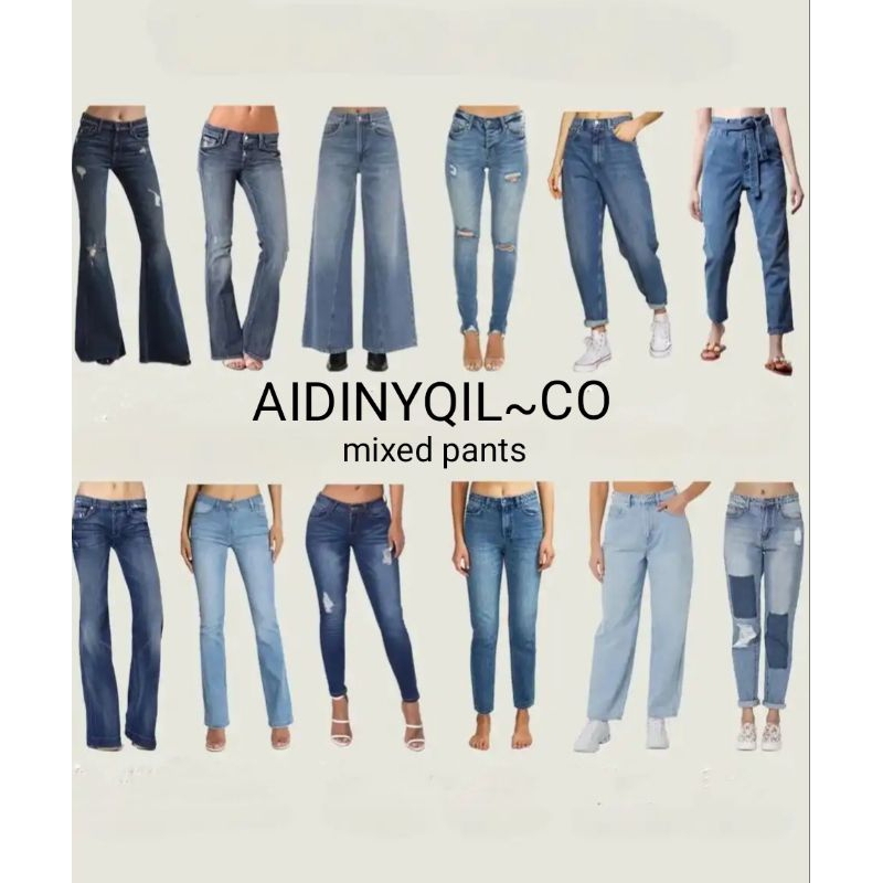 MIXED PANTS BUNDLE LONG & MIDI (LIVE STREAMING) | Shopee Malaysia