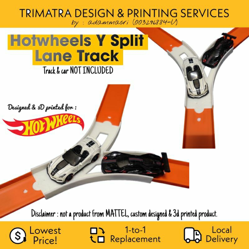 Hot Wheels Y Split Lane Custom Track Hotwheels Builder Unlimited ...