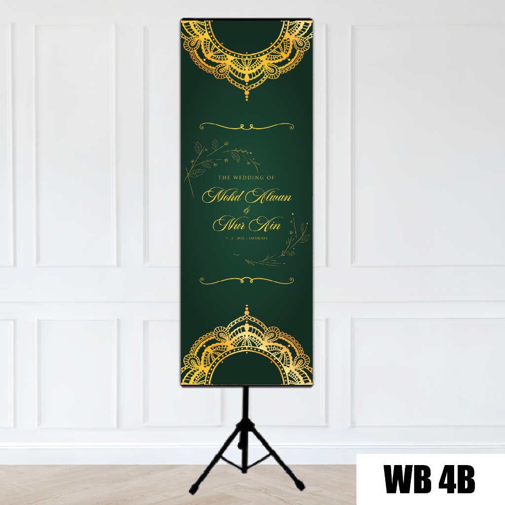 [PART 1] Wedding welcome bunting banner kahwin murah budget ekspress ...