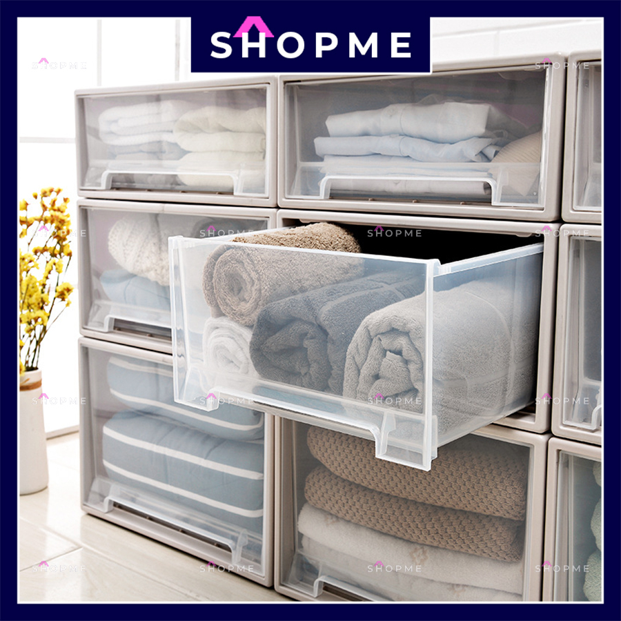 🔥Ready Stock🇲🇾 Multipurpose Wardrobe Clothes Stackable Storage Box ...