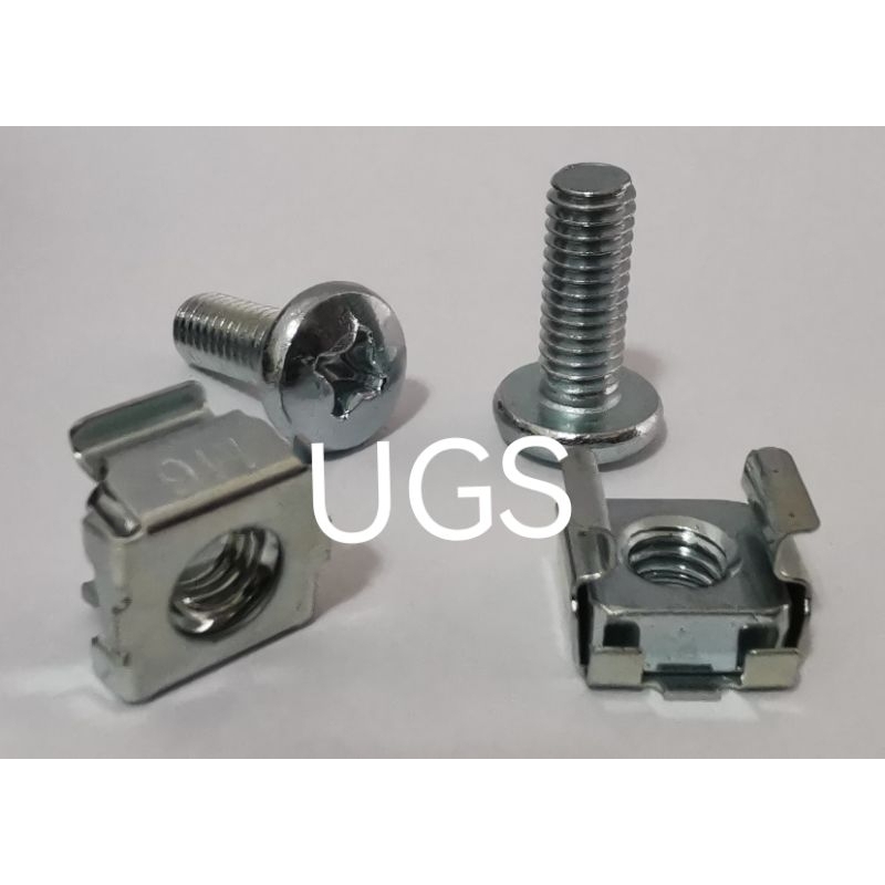 M6 Cage Nut & Screw for Server Rack | Shopee Malaysia