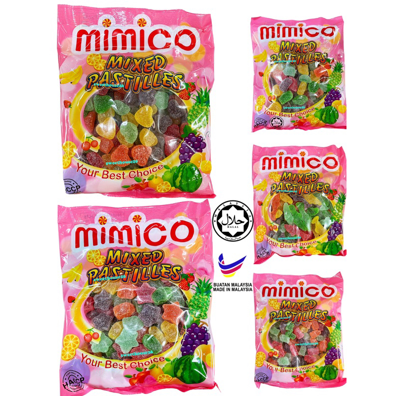 Mimico Jelly Sweets Gummy / Mixed Pastilles 700g Halal | Shopee Malaysia