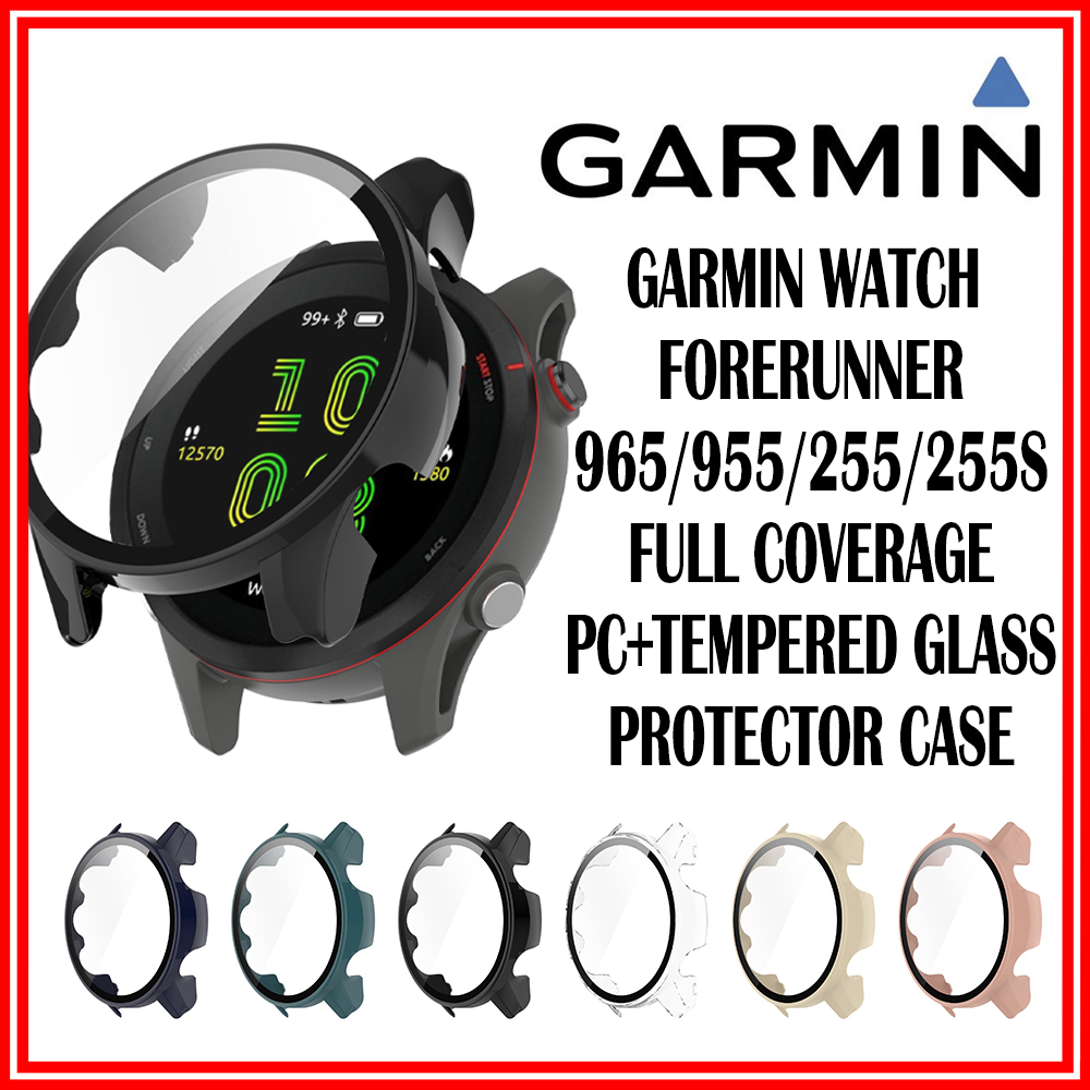 GARMIN Forerunner 965 / 955 / 255 /255S Tempered Glass Case Garmin ...