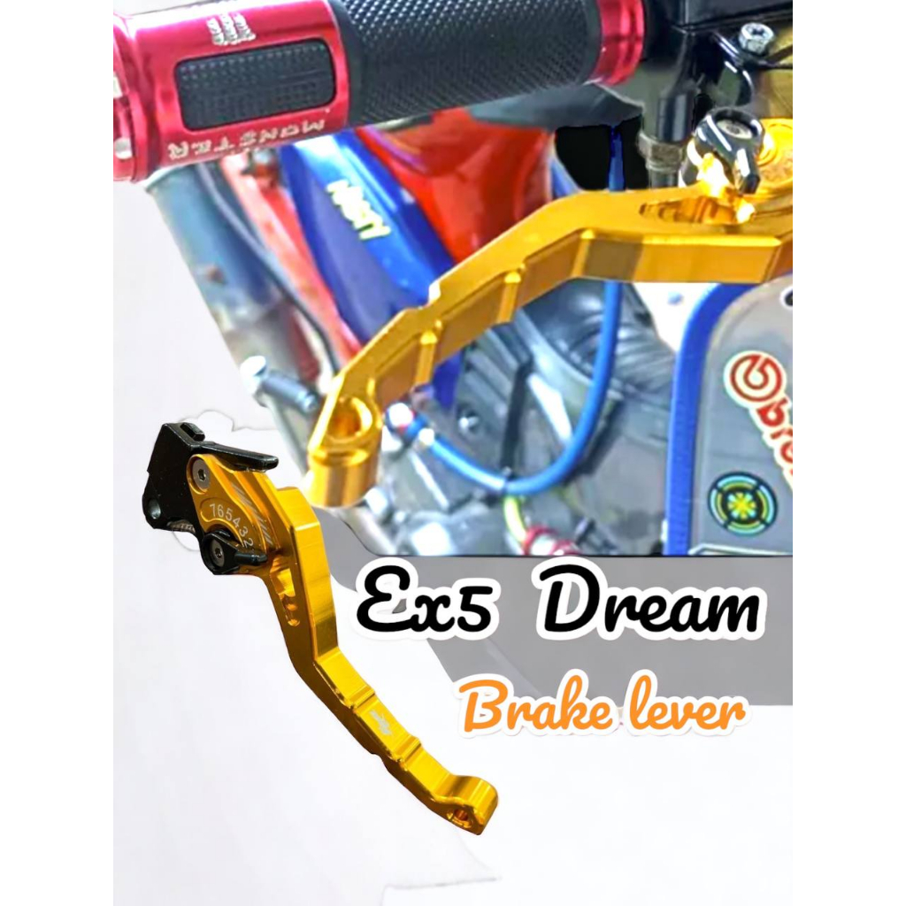 RACING BRAKE LEVER ALLOY - EX5 / DREAM / E-BONUS (NO DISC)/EX5 DREAM ...
