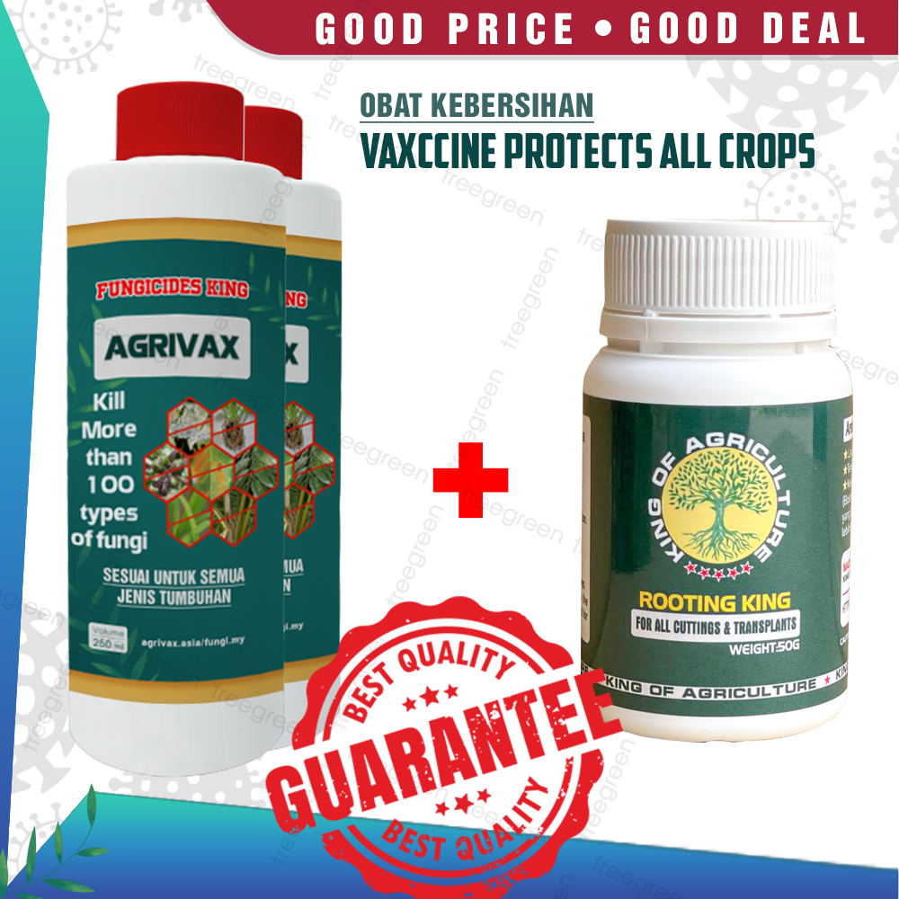 Kombo komprehensif untuk tumbuhan - Dengan 2 racun kulat Agrivax ...