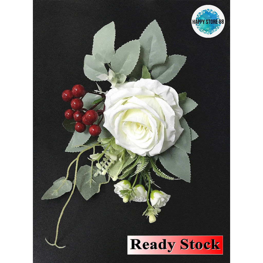 Artificial Rose Flower / Bunga Ros Hiasan / Bunga Hantaran | Shopee ...
