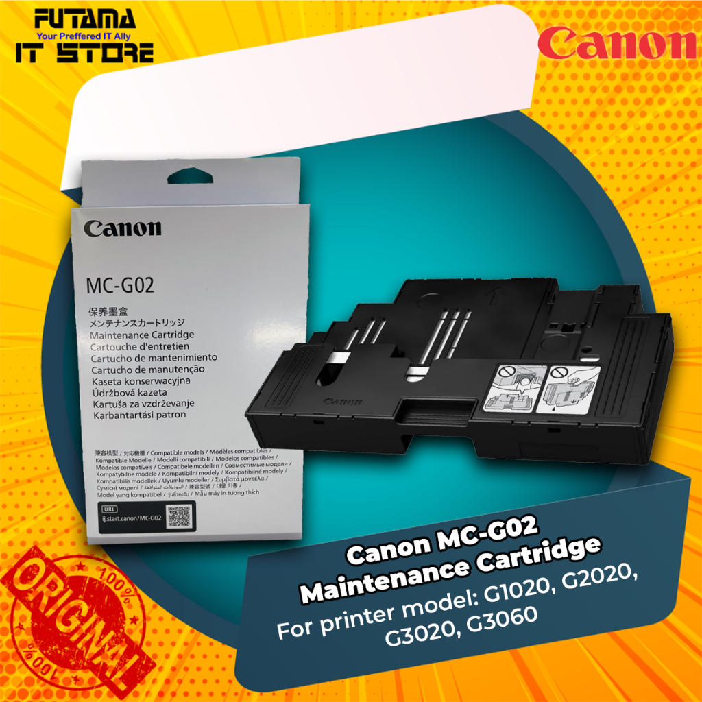 Canon MC-G02 Maintenance Cartridge - for Canon printer model: G1020/G2020/G3020/G3060 [Absorber ...