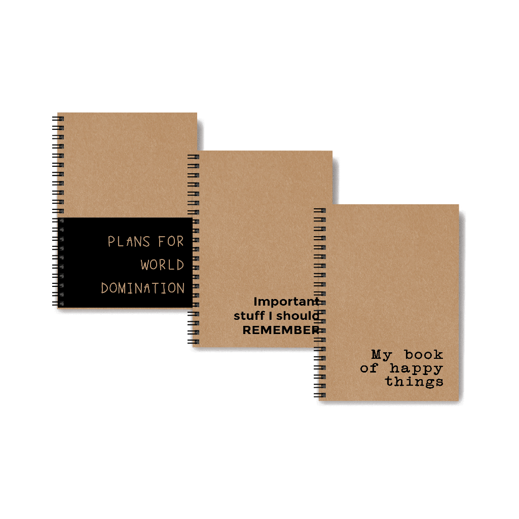 100 Pgs / A5 Titled Exercise Book / Notebook / Journal Exercise Book ...