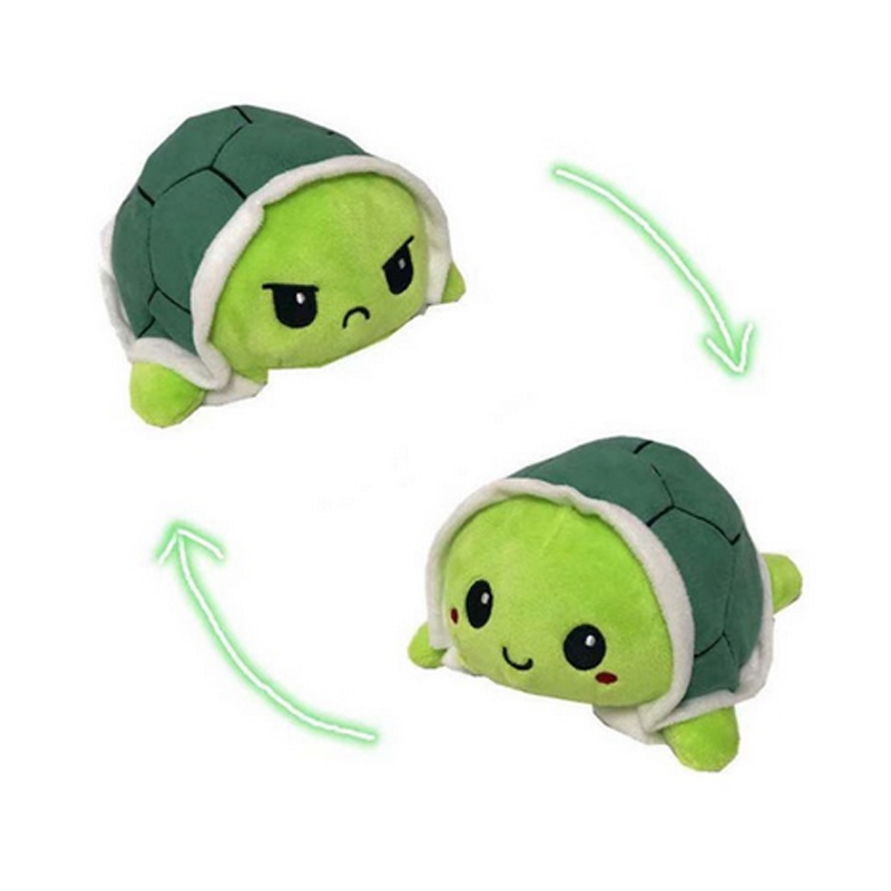 20CM Flip Doll - Reversible Bipolar Plushie Stuffed Toys Doll (Turtle ...