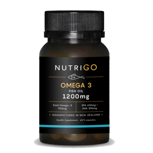 Nutrigo Omega 3 Fish Oil 1200mg Capsules | Boosting Immune Systems (NEW ...