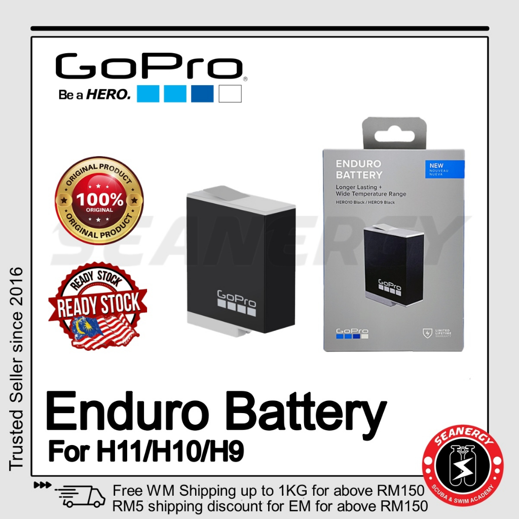 GoPro Original Enduro Battery Original for Hero 12 Hero 11 Hero 10 Hero ...