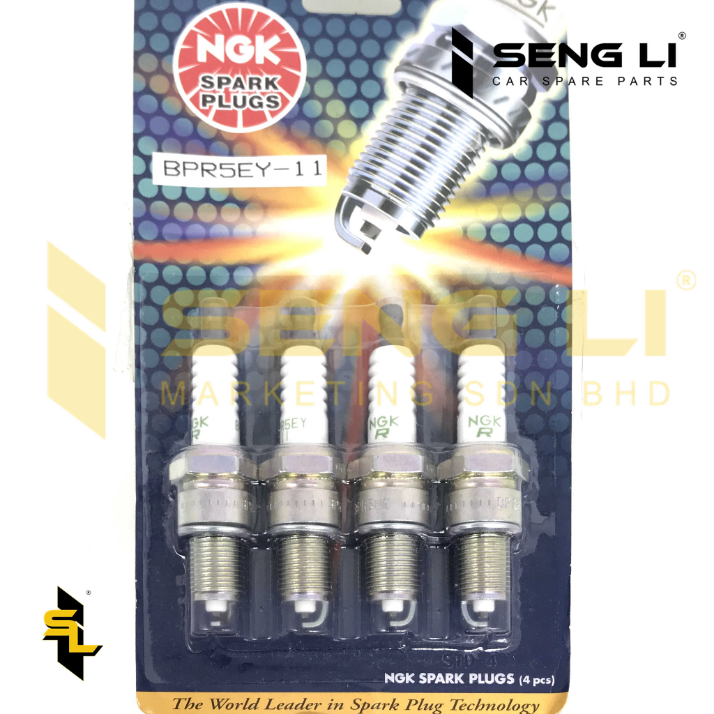 100% ORIGINAL TOYOTA UNSER NGK SPARK PLUG BPR5EY11 (1SET 4PCS) | Shopee ...