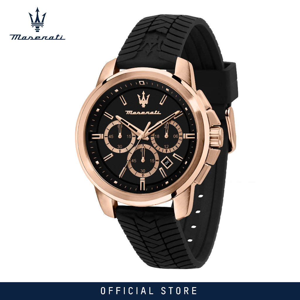 【BEST SELLER】[2 Years Warranty] Maserati Successo 44mm Case Black ...