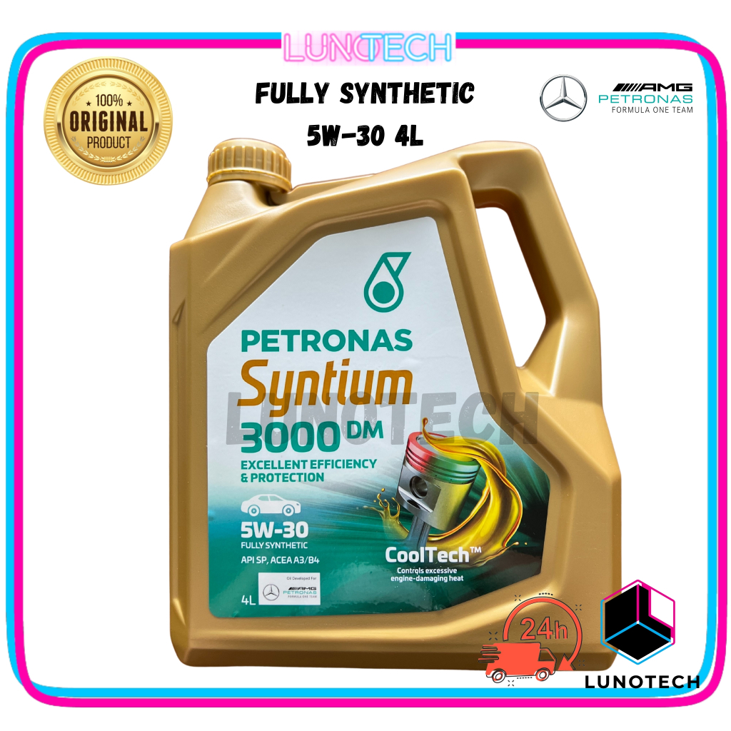 [ORIGINAL] Petronas 5W30 SYNTIUM 3000 DM MERCEDES AMG Engine Oil Fully ...