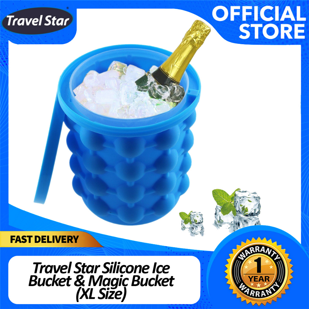 Travel Star Silicone Ice Bucket & Magic Bucket (XL Size) | Shopee Malaysia