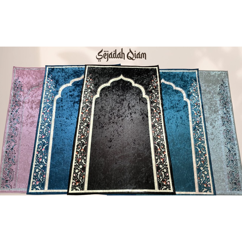 Sejadah Qiam (Design Ice Velvet) Sejadah Travel , Sejadah Gift, sejadah ...