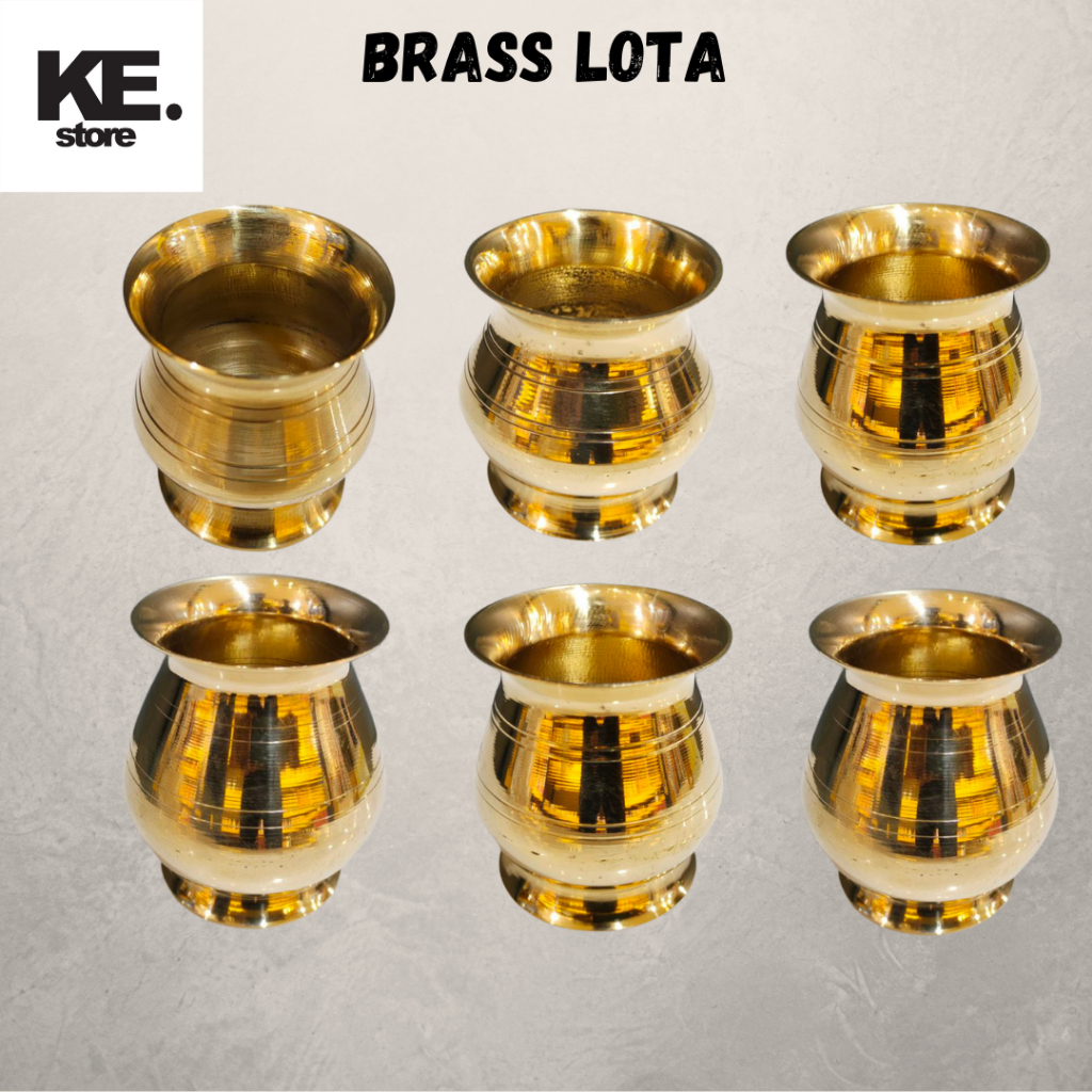 Brass Lota/Pooja/Temple/Prayer Utensil/ Prayers Item/ Gift | Shopee ...