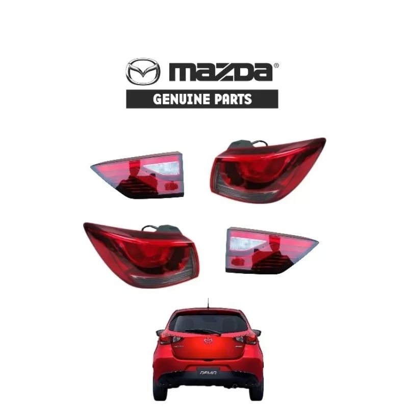 MAZDA 2 SKYACTIVE HATCH BACK 2016 TAIL LAMP ORIGINAL | Shopee Malaysia