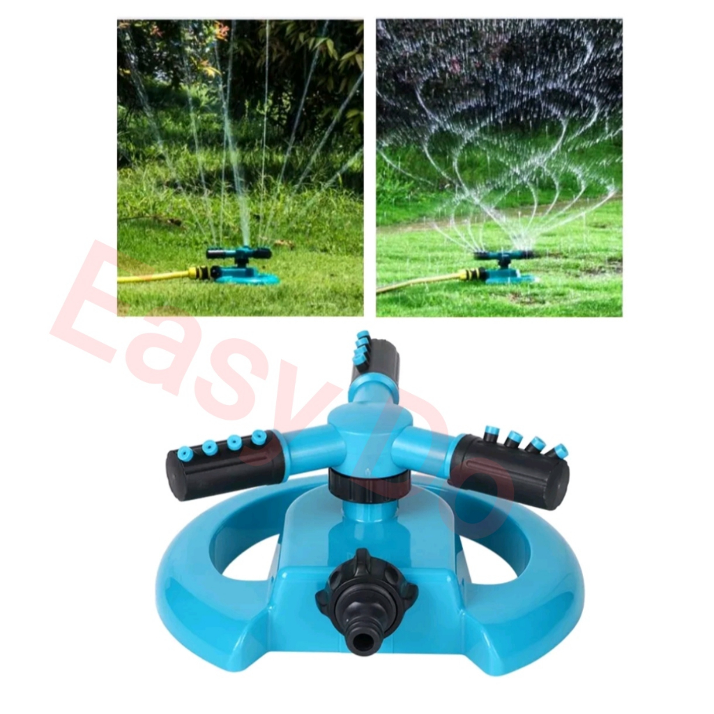 Lawn Sprinkler Automatic 360°Rotating Motion Activated Garden Water ...
