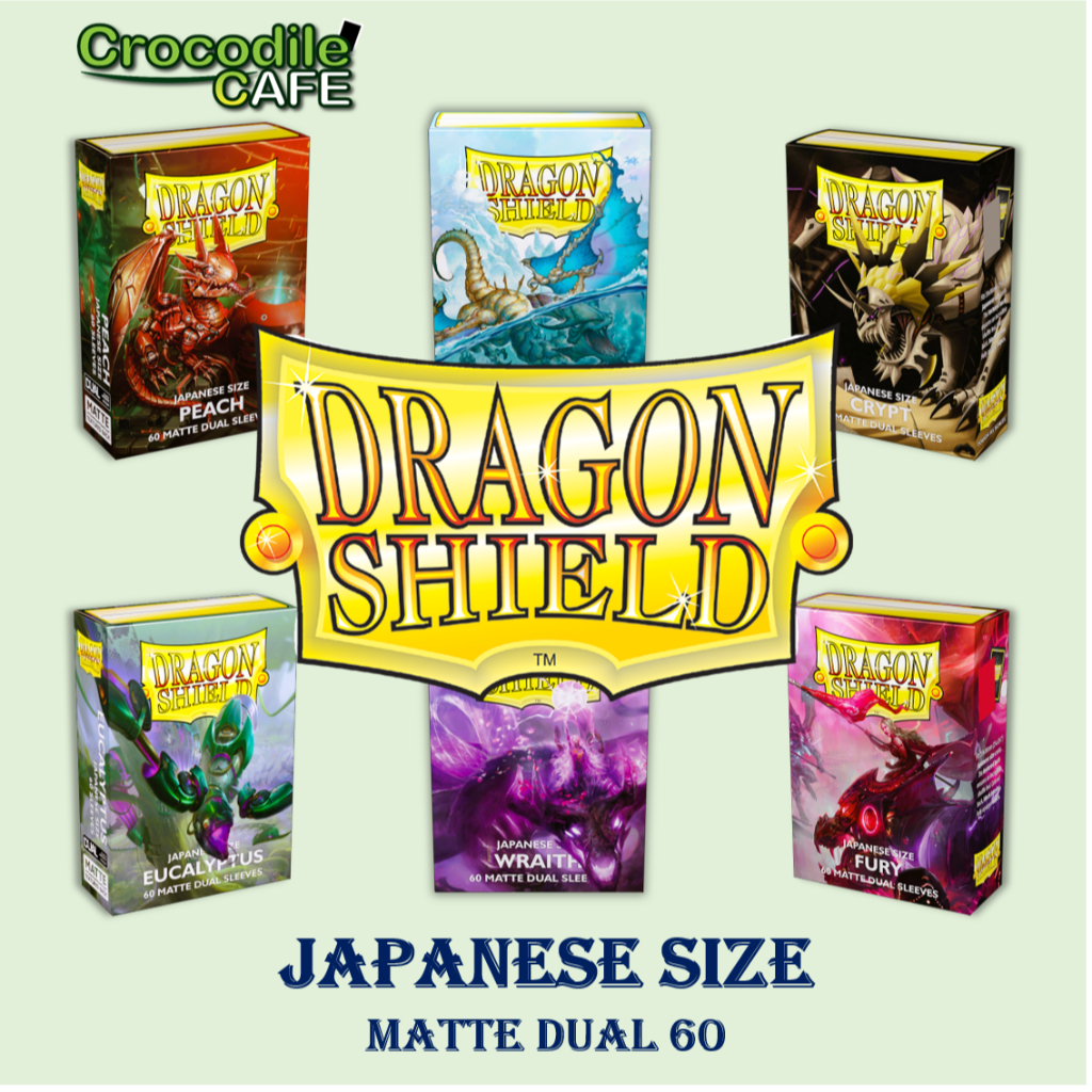 Dragon Shield Japanese Size Matte/ Matte Dual Card Sleeves 60pcs ...