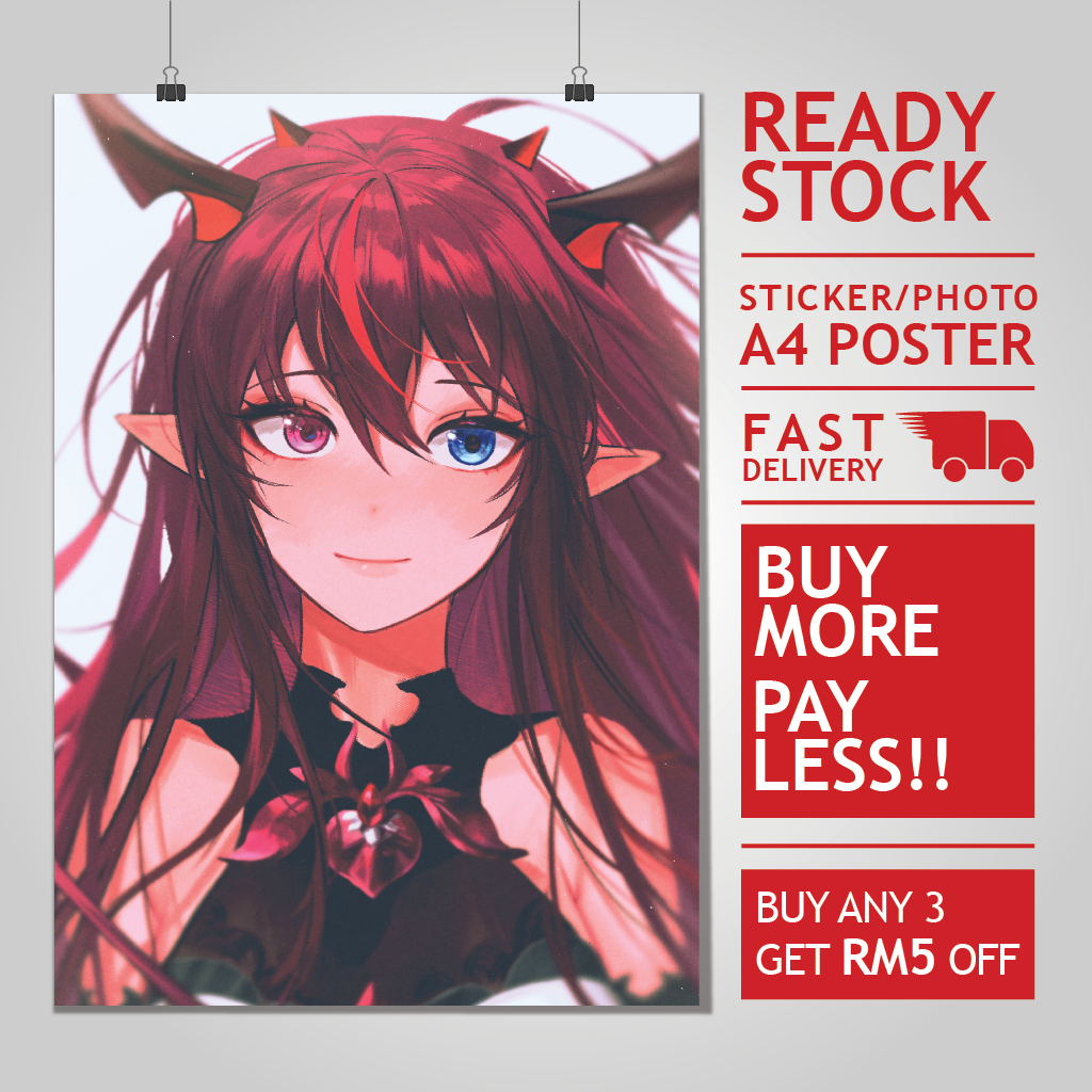 (READY STOCK) Hololive A4 Photo Poster/Sticker | IRyS #1 | A4 Photo ...