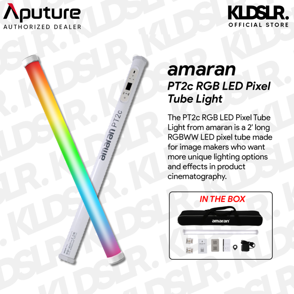Aputure amaran PT1c / PT2c / PT4c / MT Pro / T2c / T4c RGBWW LED Tube ...