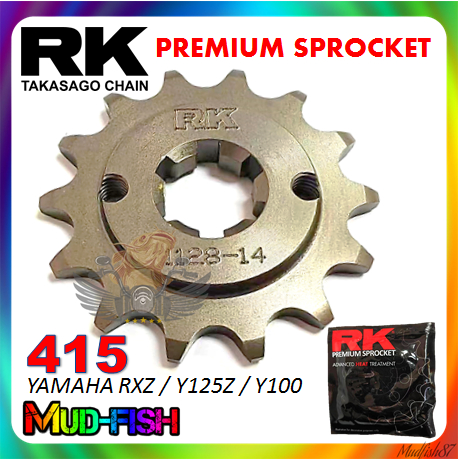 GEGANCU DEPAN RK PREMIUM ALLOY STEEL FOR YAMAHA Y125Z / RXZ / Y100 ...