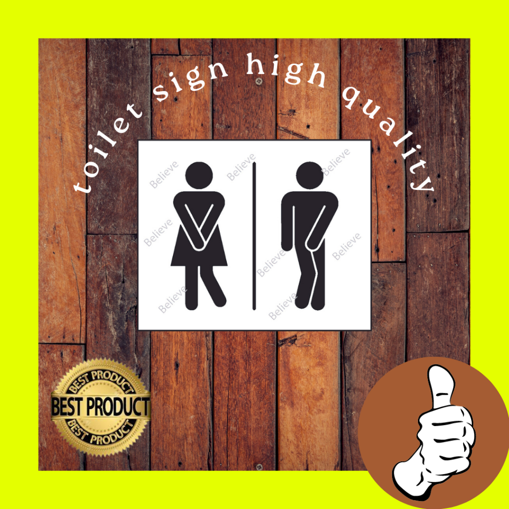 TOILET SIGN (READY STOCK)(HIGH QUALITY) | Shopee Malaysia
