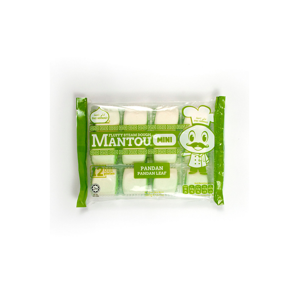 Pau Ahmad Mini Mantou - Pandan | Shopee Malaysia
