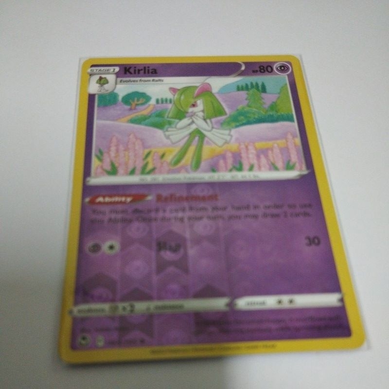 Original Pokémon TCG - Kirlia reverse Holo (Refinement) | Shopee Malaysia