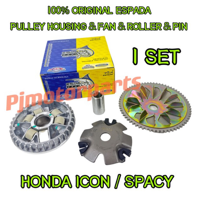 ICON / SPACY (100% ORIGINAL ESPADA) FRONT PULLEY HOUSING & ROLLER ...