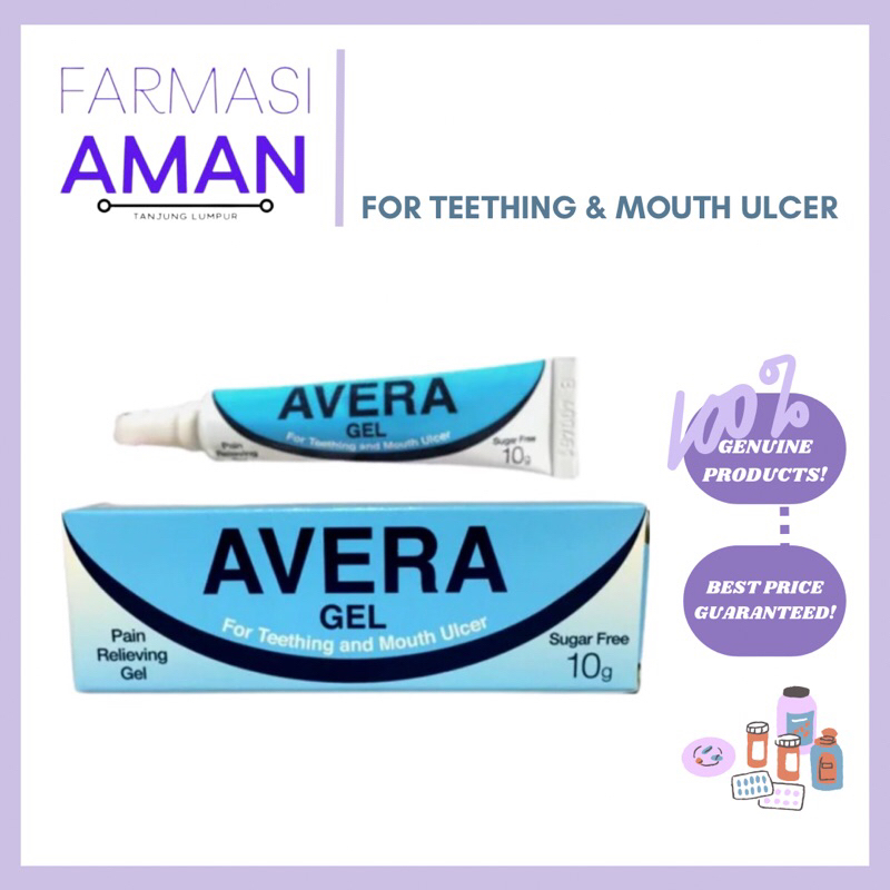Avera Gel 10g (For Teething And Mouth Ulcer) | Shopee Malaysia