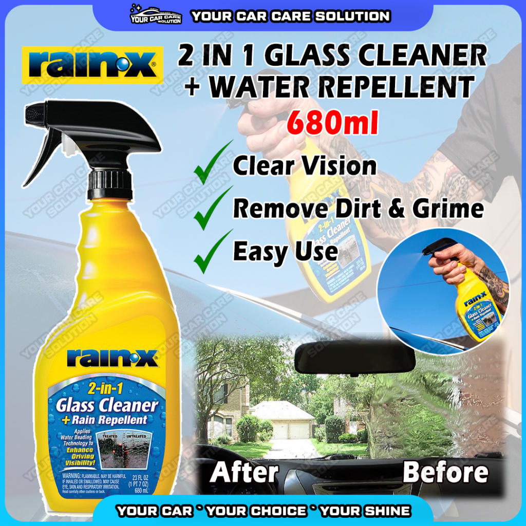 🌱 Rain-X / Rain - X / Rain X / RainX 2 In 1 Glass Cleaner + Rain ...
