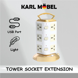 Extension Plug Heavy Duty Power Socket Extension Plug With Usb Vertical ...