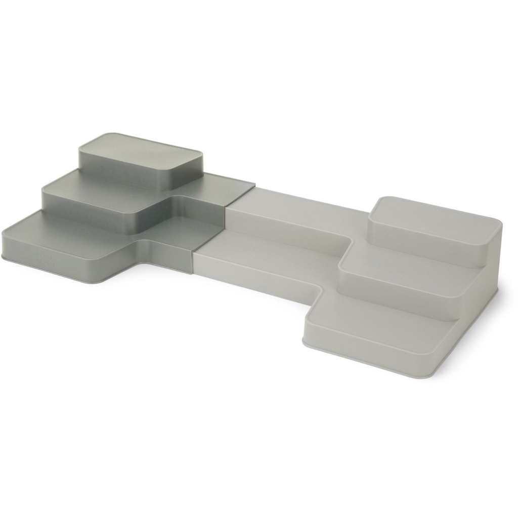 Joseph Joseph Duo Expandable Tiered Cupboard Organiser (Grey) | Shopee ...