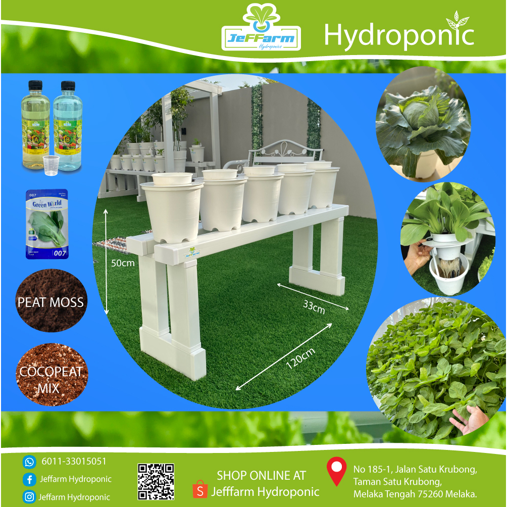 SET HYGROWPOT WITH 5 PASU HYGROWPOT + STAND JF_0028 | JEFFARM ...