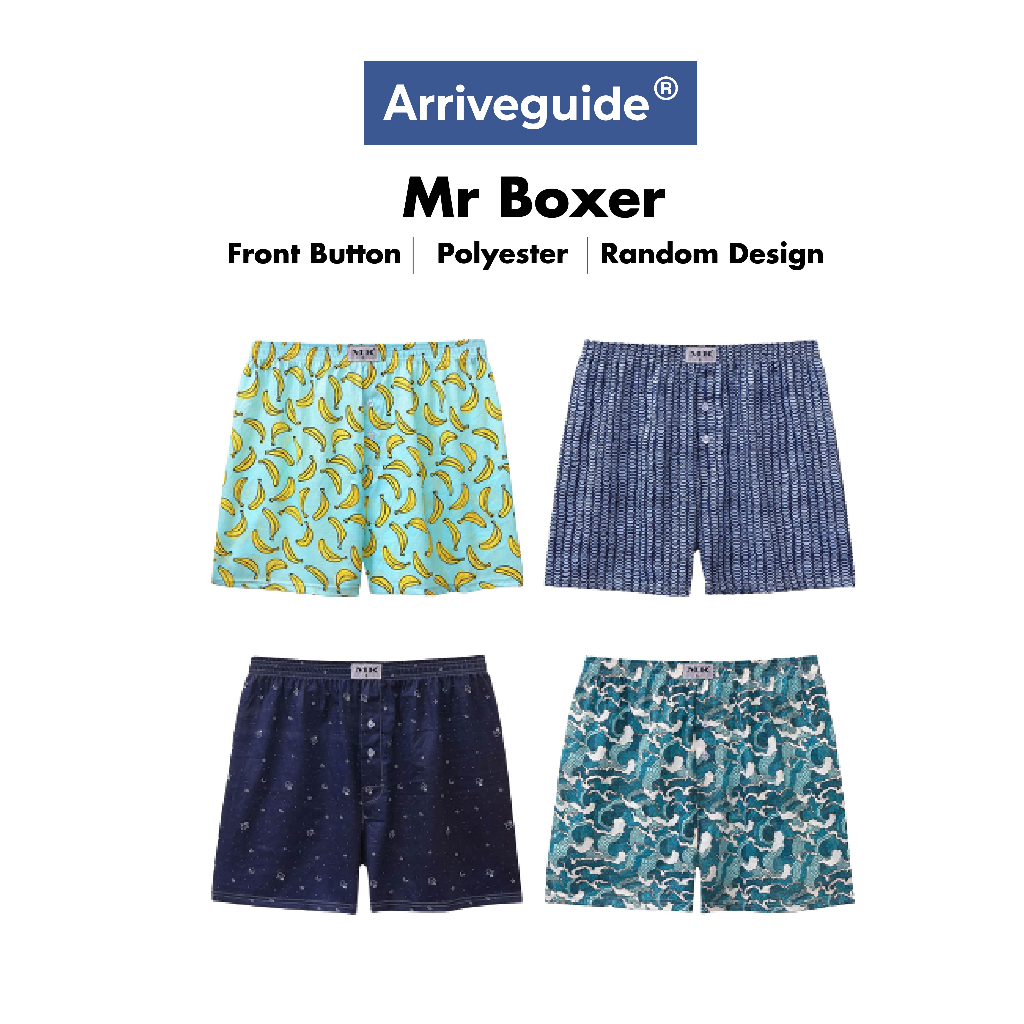 Arrive Guide x MR Men Boxer / Boxers / Boxer Lelaki / Seluar Pendek ...