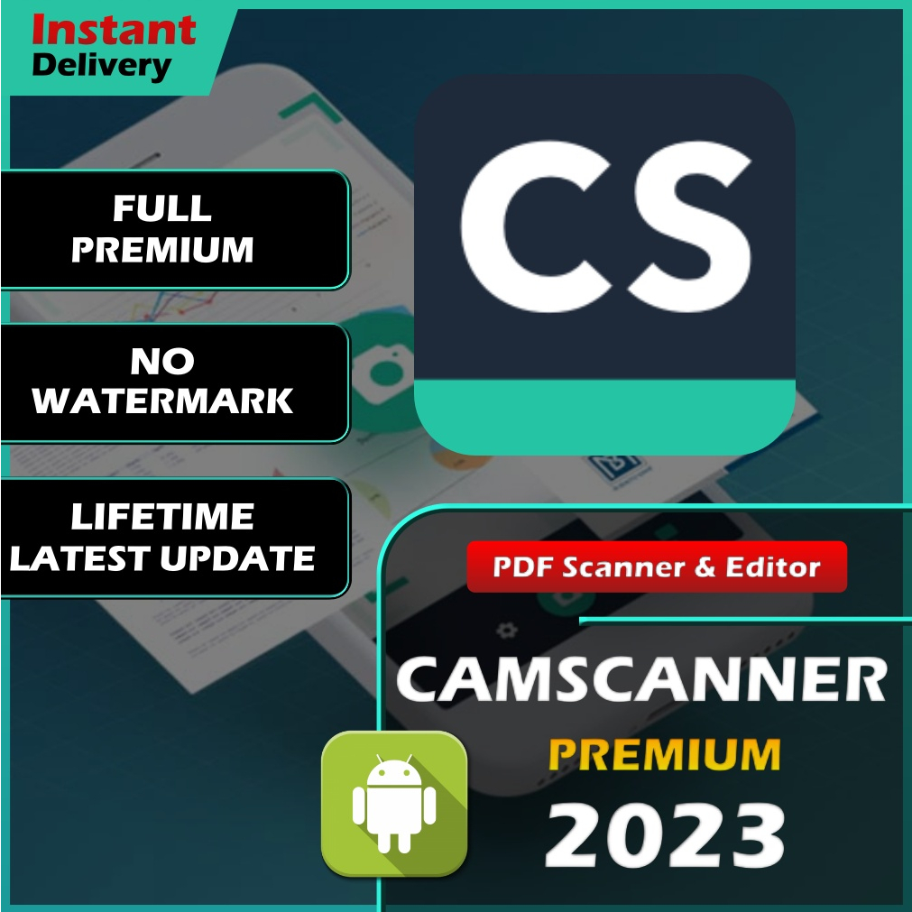 CamScanner (Latest 2023)- Premium Version No Watermark Unlock All ...